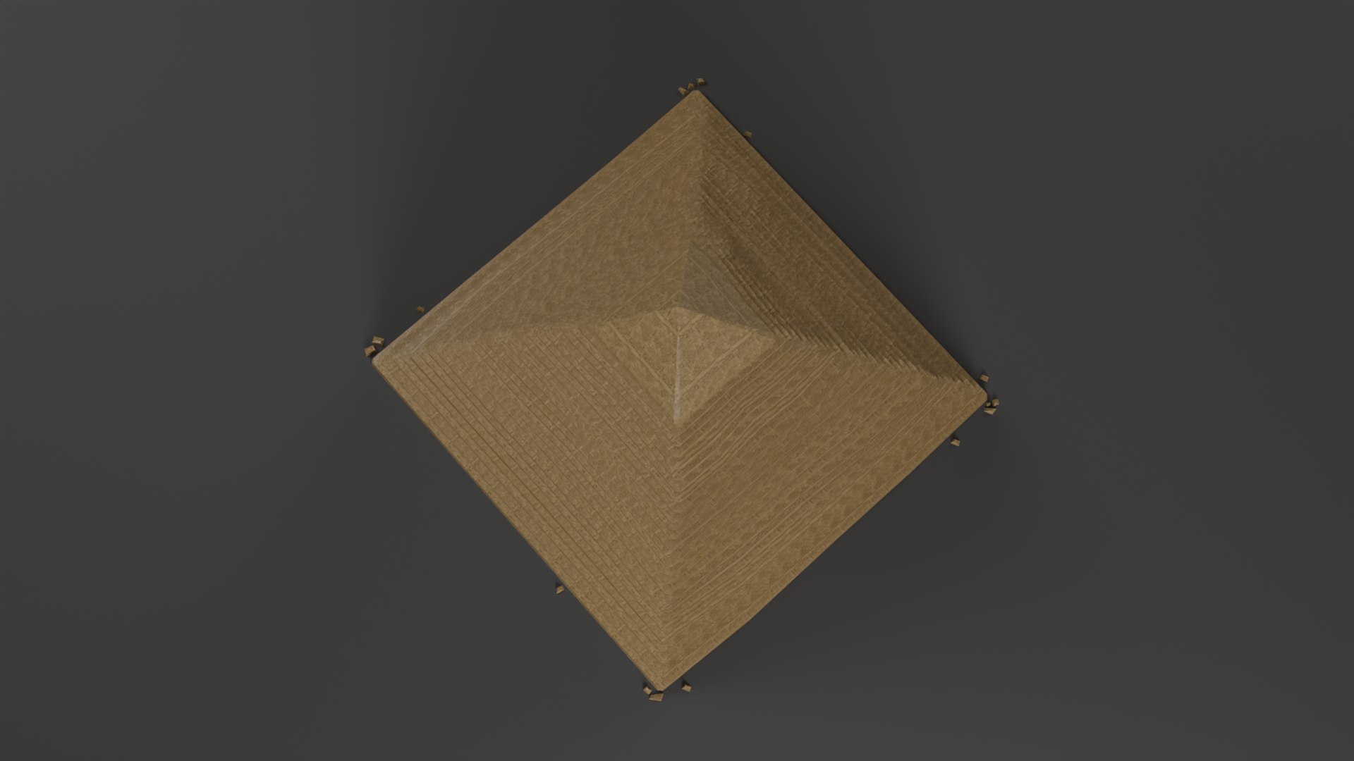 Low Poly Pyramid Model - TurboSquid 2340159