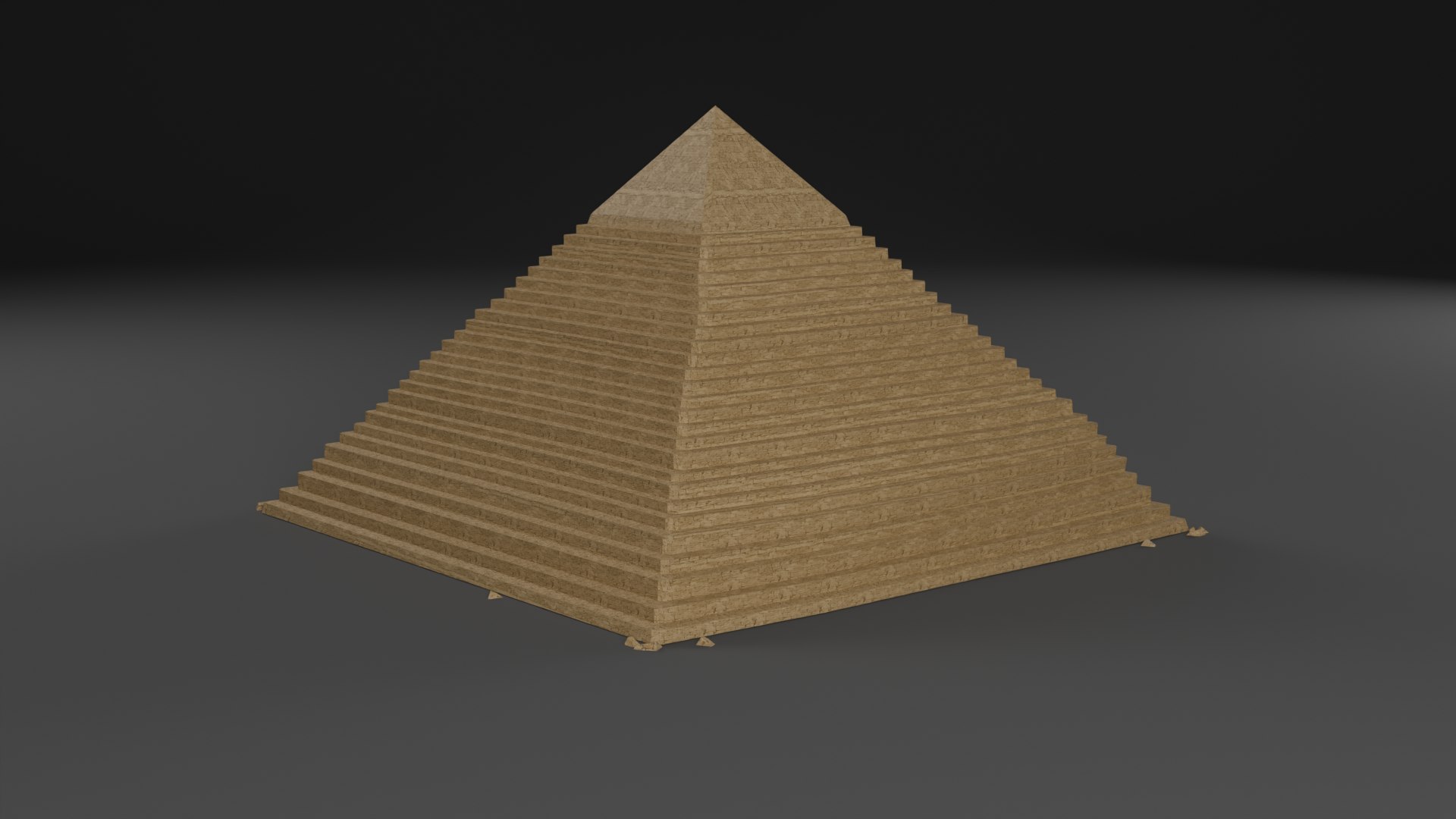 Low Poly Pyramid Model - TurboSquid 2340159