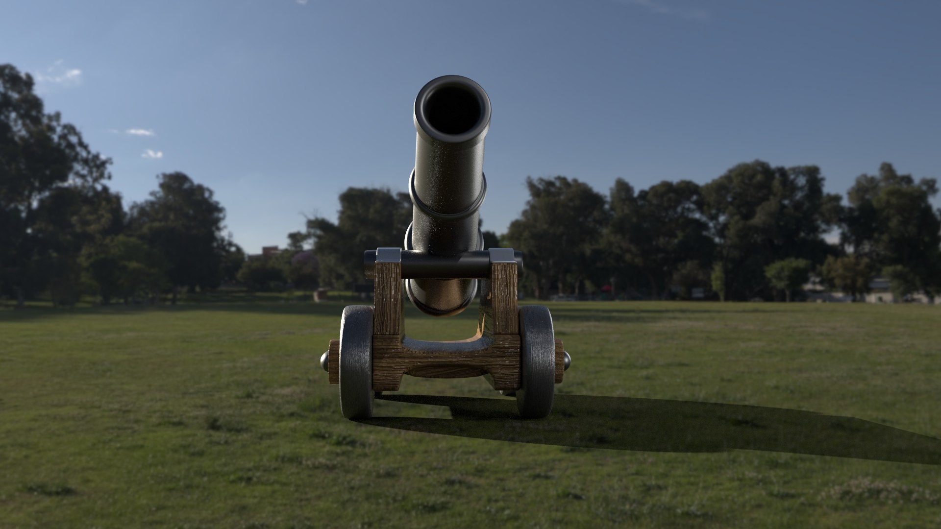 3D Cannon - TurboSquid 1853559