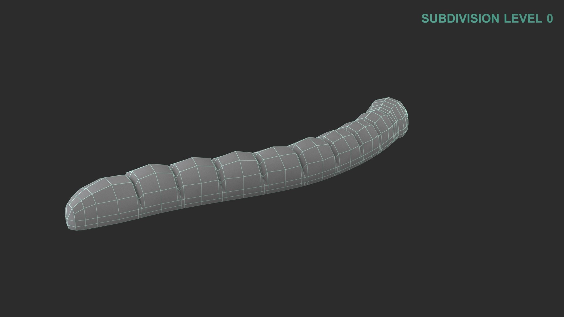 Gummy Worm 3D Model - TurboSquid 2046402