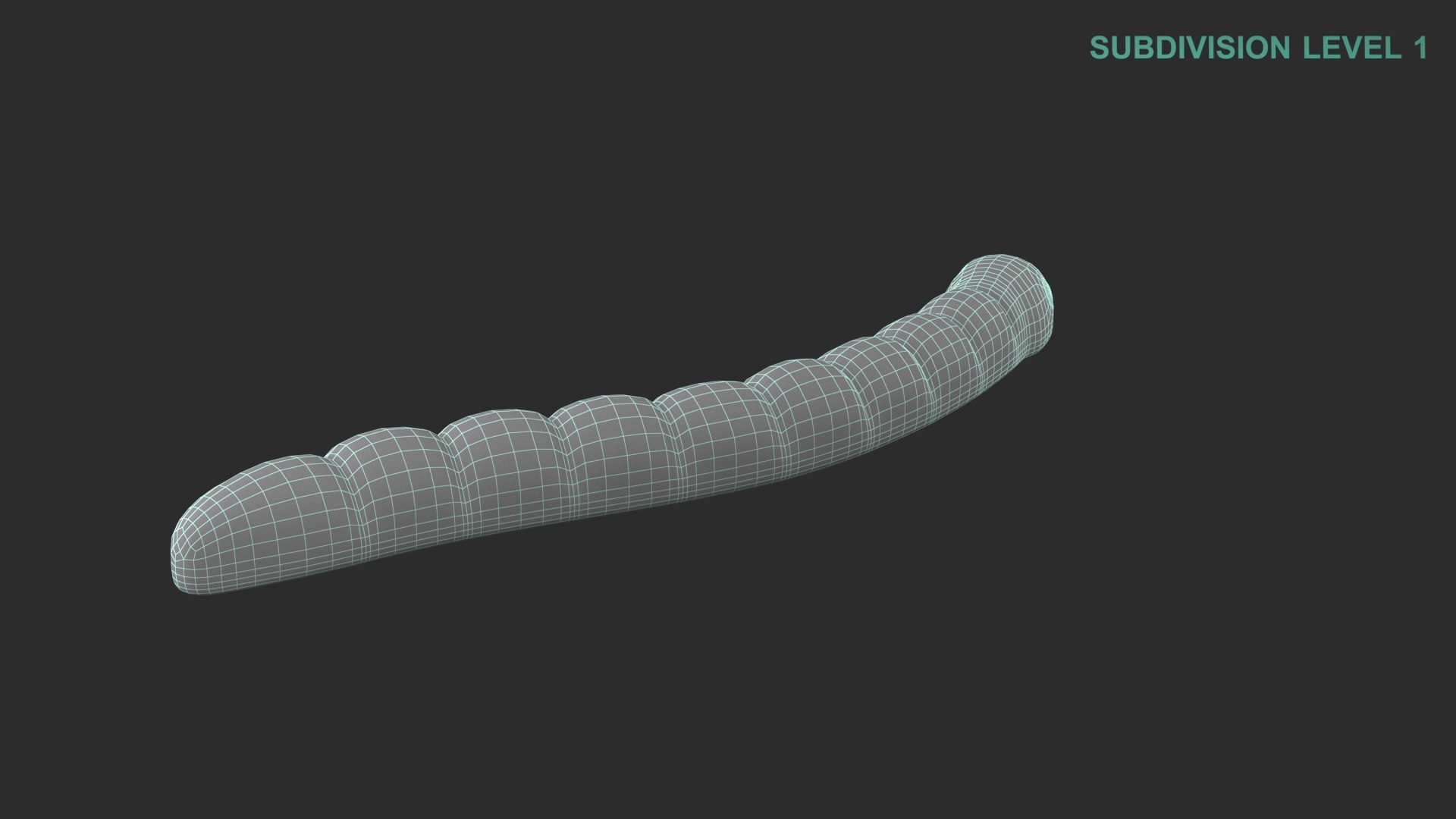 Gummy Worm 3D Model - TurboSquid 2046402