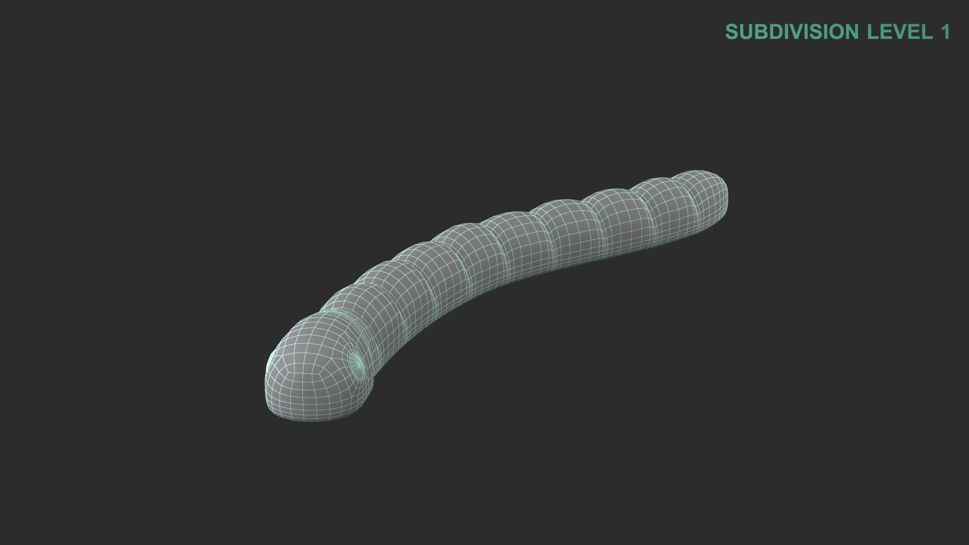 Gummy Worm 3D Model - TurboSquid 2046402