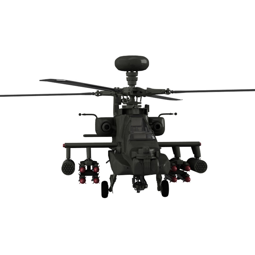 3d Model Apache Helicopter