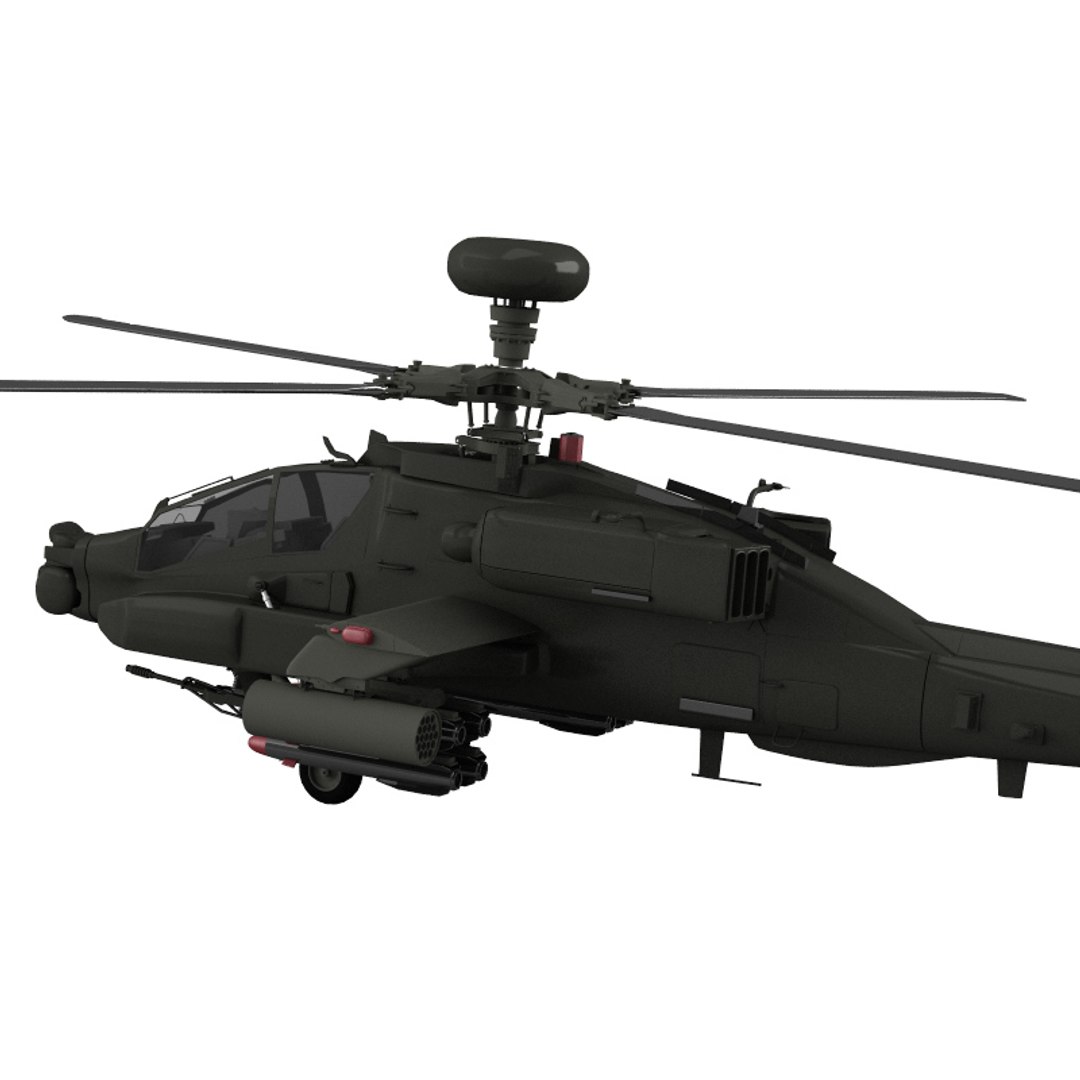 3d Model Apache Helicopter
