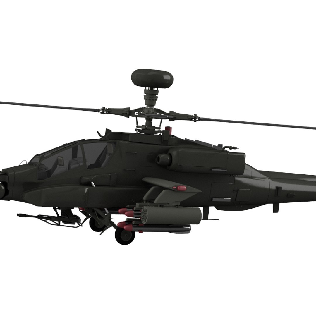 3d Model Apache Helicopter
