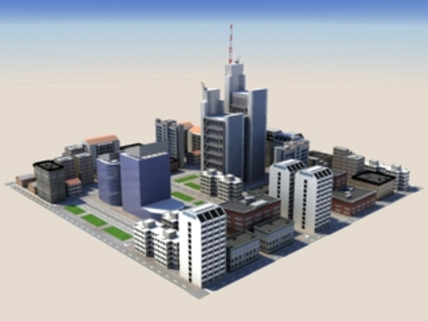 3ds Max City Bloc
