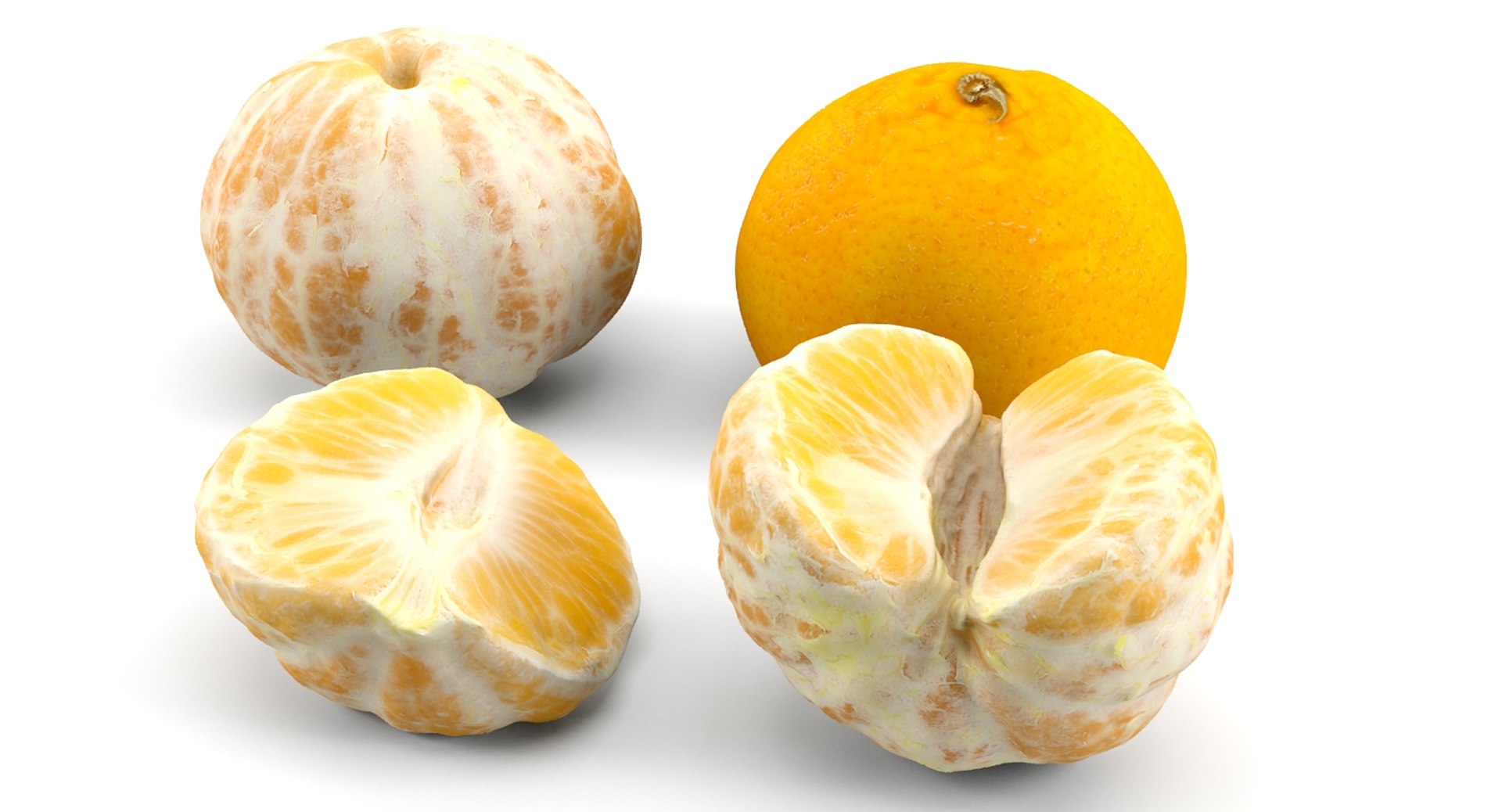 Mandarin 3d Model