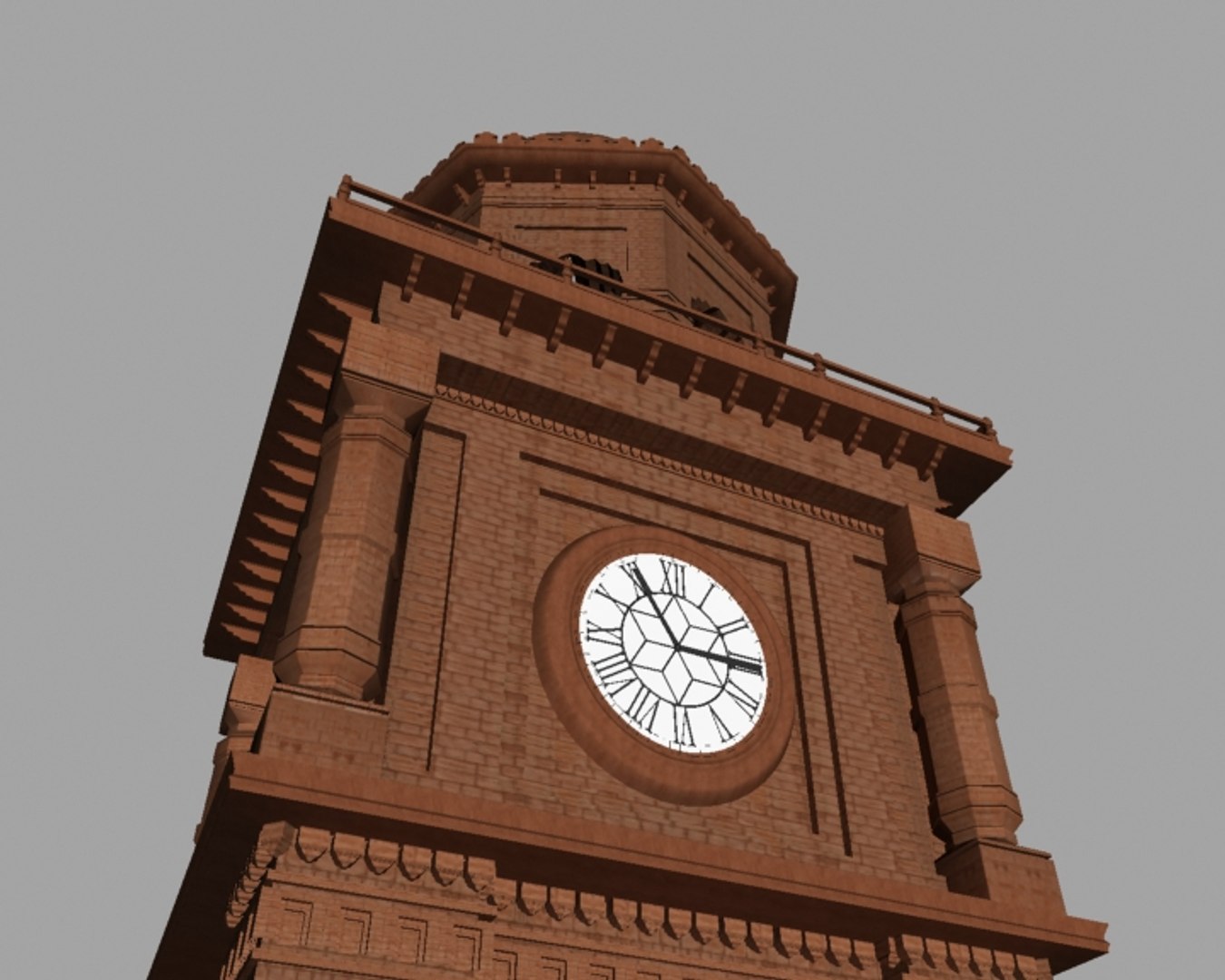 Clock Tower 3d Model