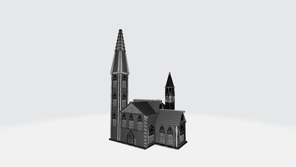 3D Catholic Church model - TurboSquid 1725720