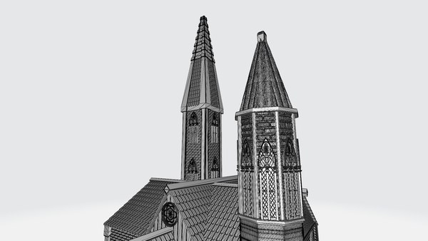 3D Catholic Church model - TurboSquid 1725720