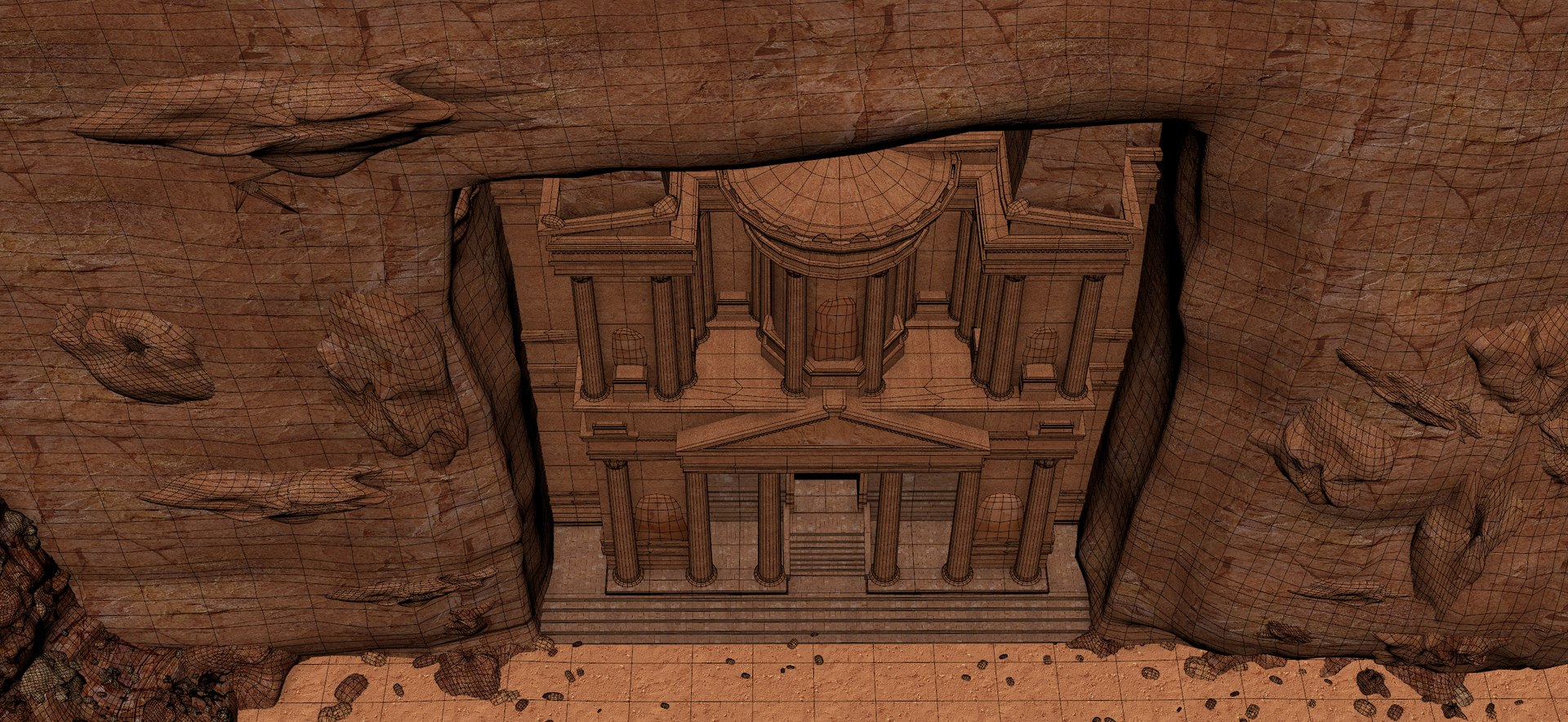 Historic Petra Jordan 3D Model - TurboSquid 1308486
