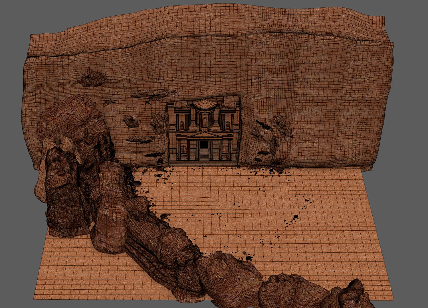 Historic Petra Jordan 3D Model - TurboSquid 1308486