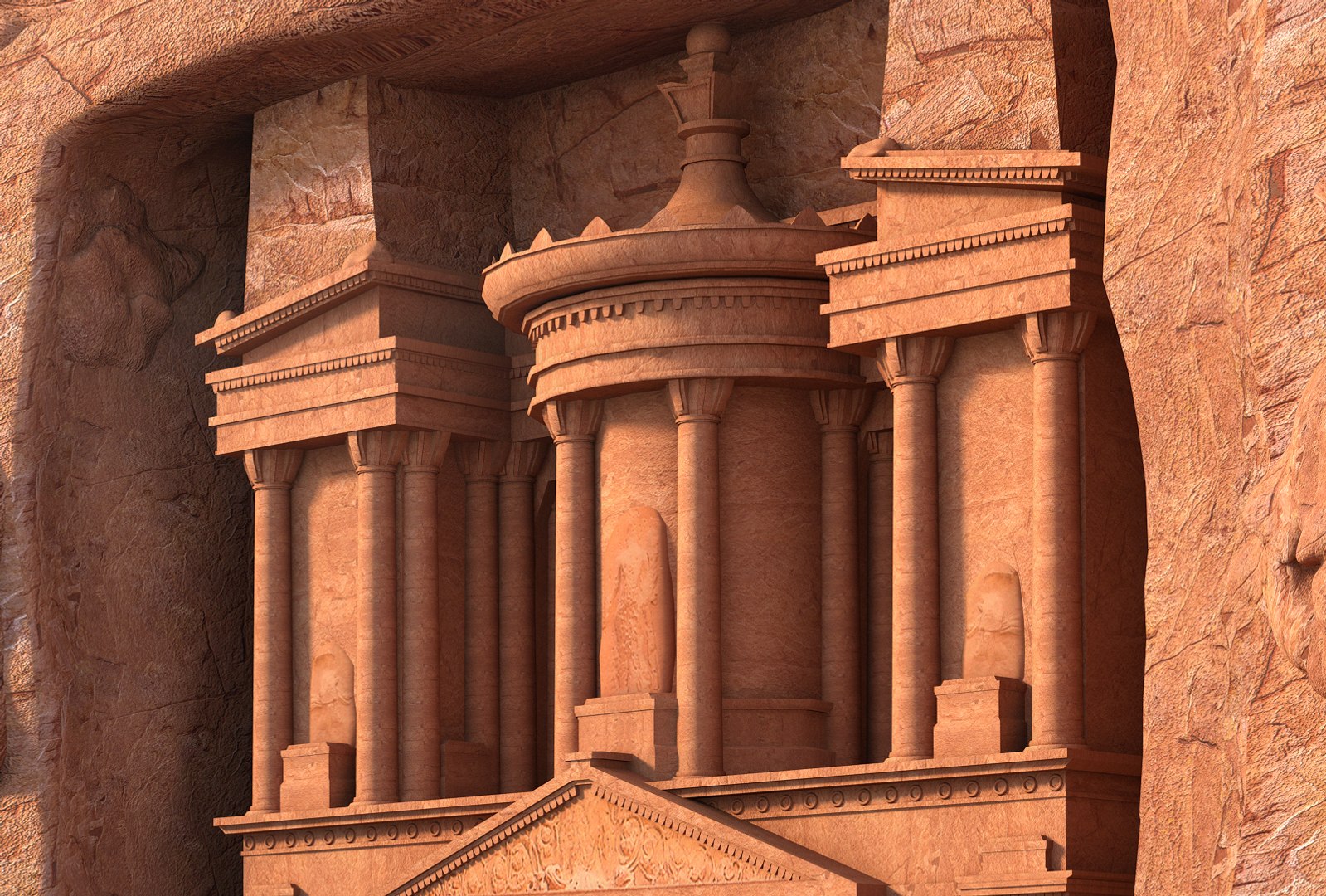Historic Petra Jordan 3D Model - TurboSquid 1308486