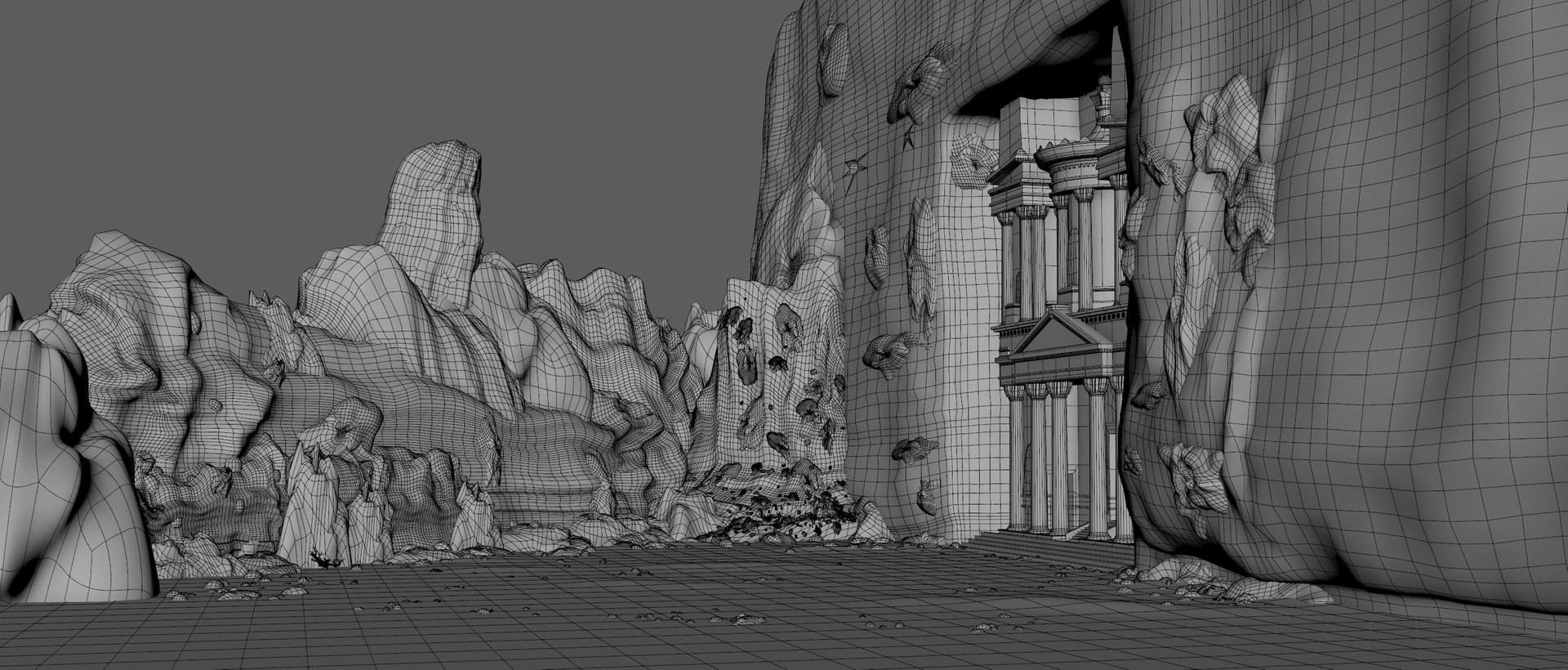 Historic Petra Jordan 3D Model - TurboSquid 1308486