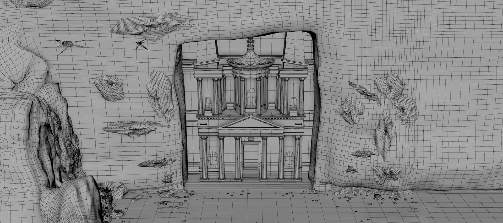 Historic Petra Jordan 3D Model - TurboSquid 1308486