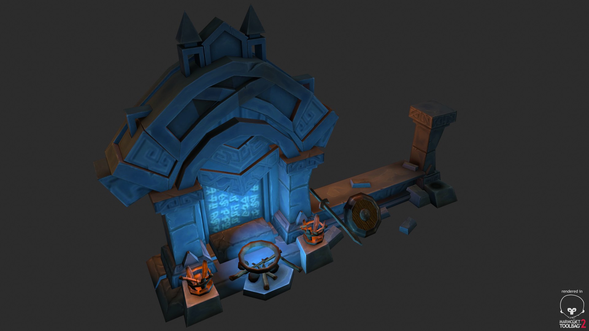 3D Rockwall Model - TurboSquid 1166986