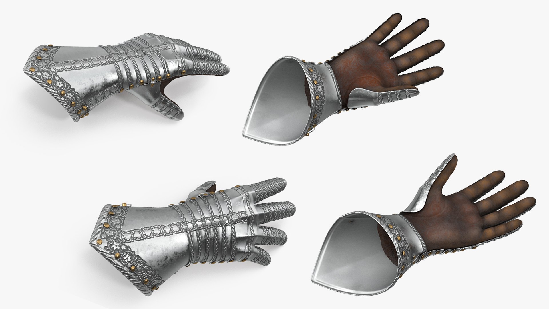 3D Medieval Knight Plate Armor Model - TurboSquid 1521250