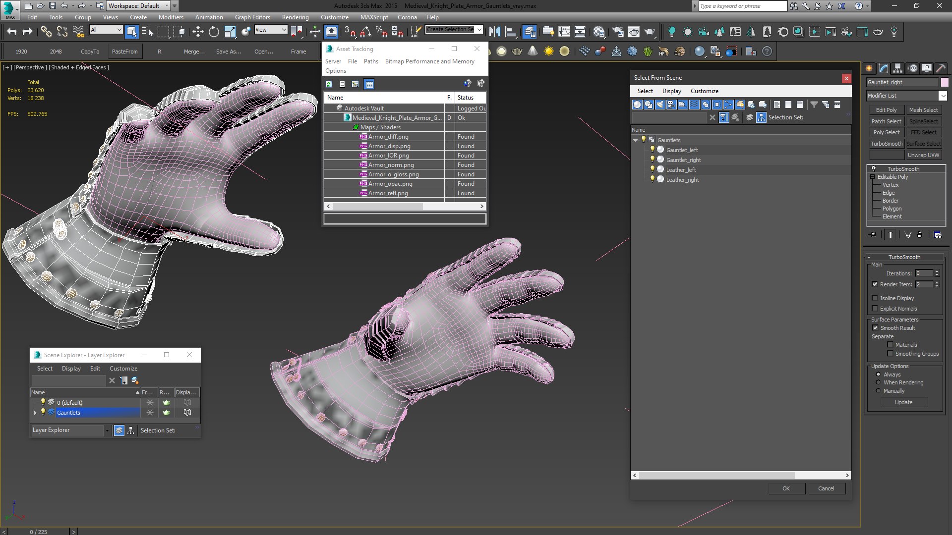 3D medieval knight plate armor model - TurboSquid 1521250