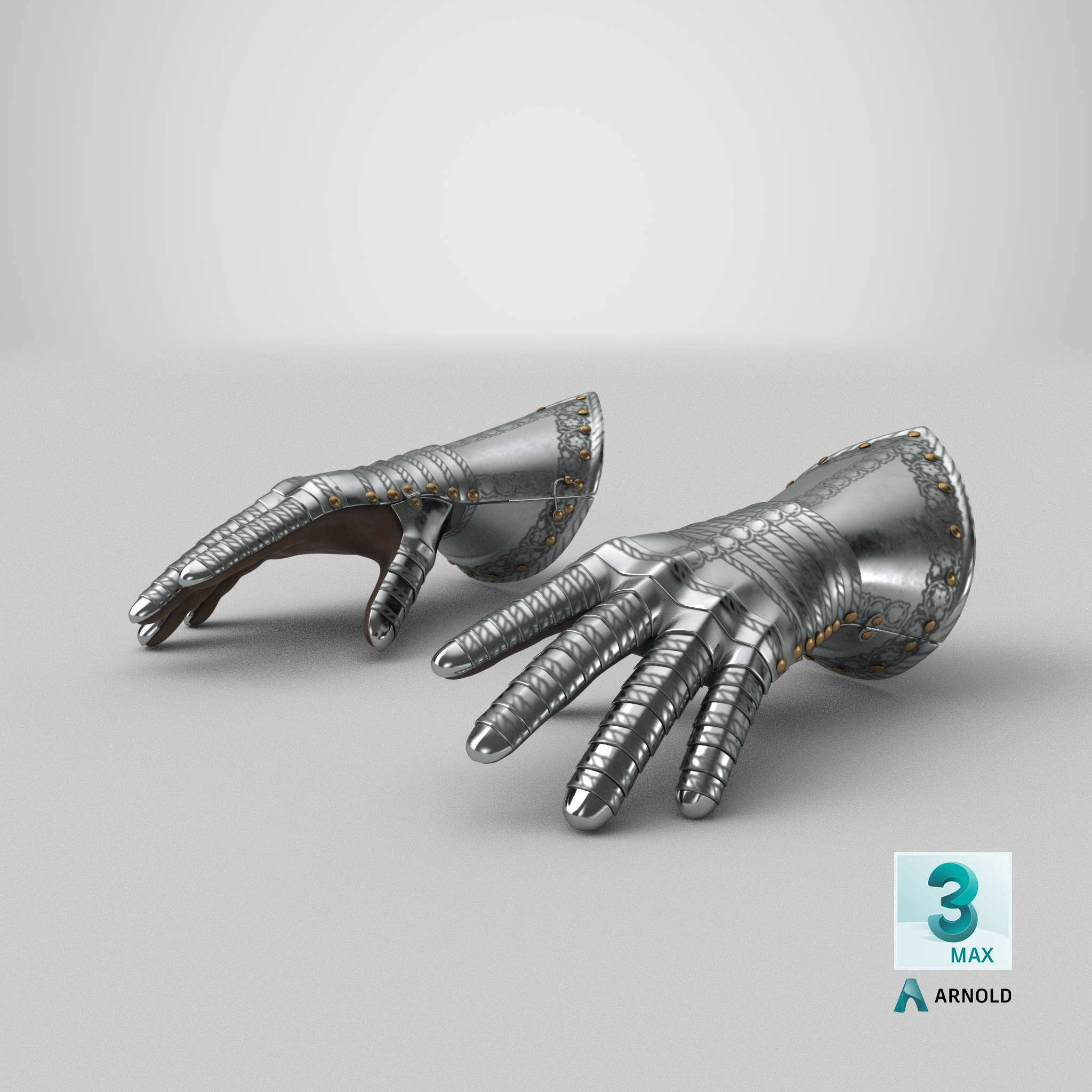 3D medieval knight plate armor model - TurboSquid 1521250