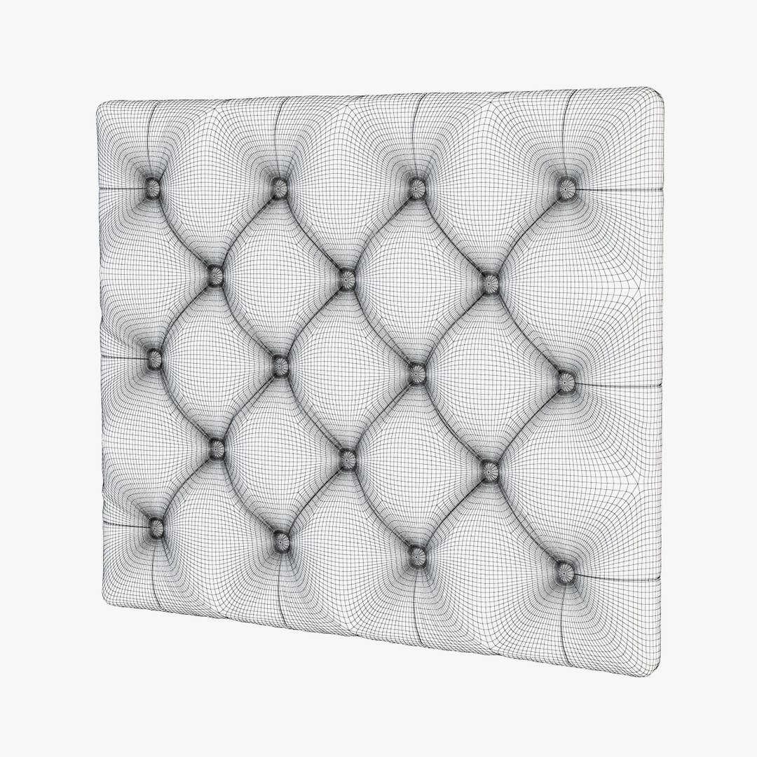 3ds max capitone wall panel