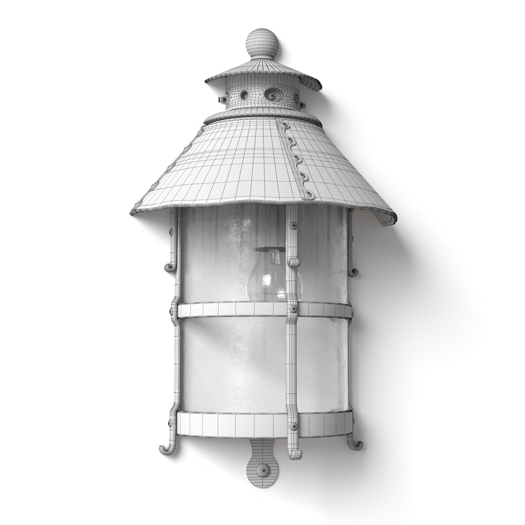 Outdoor Lamp 3D Model - TurboSquid 1696611