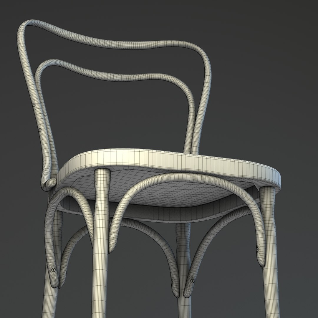 3d Obj Wooden Chair