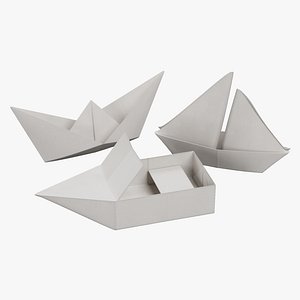 Free 3D -Paper-Boat Models | TurboSquid
