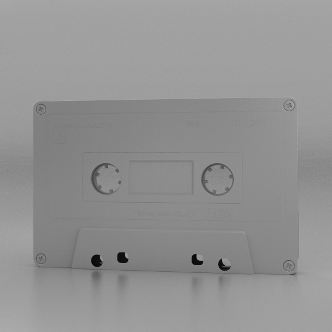 3D Cassette Model - TurboSquid 1370742