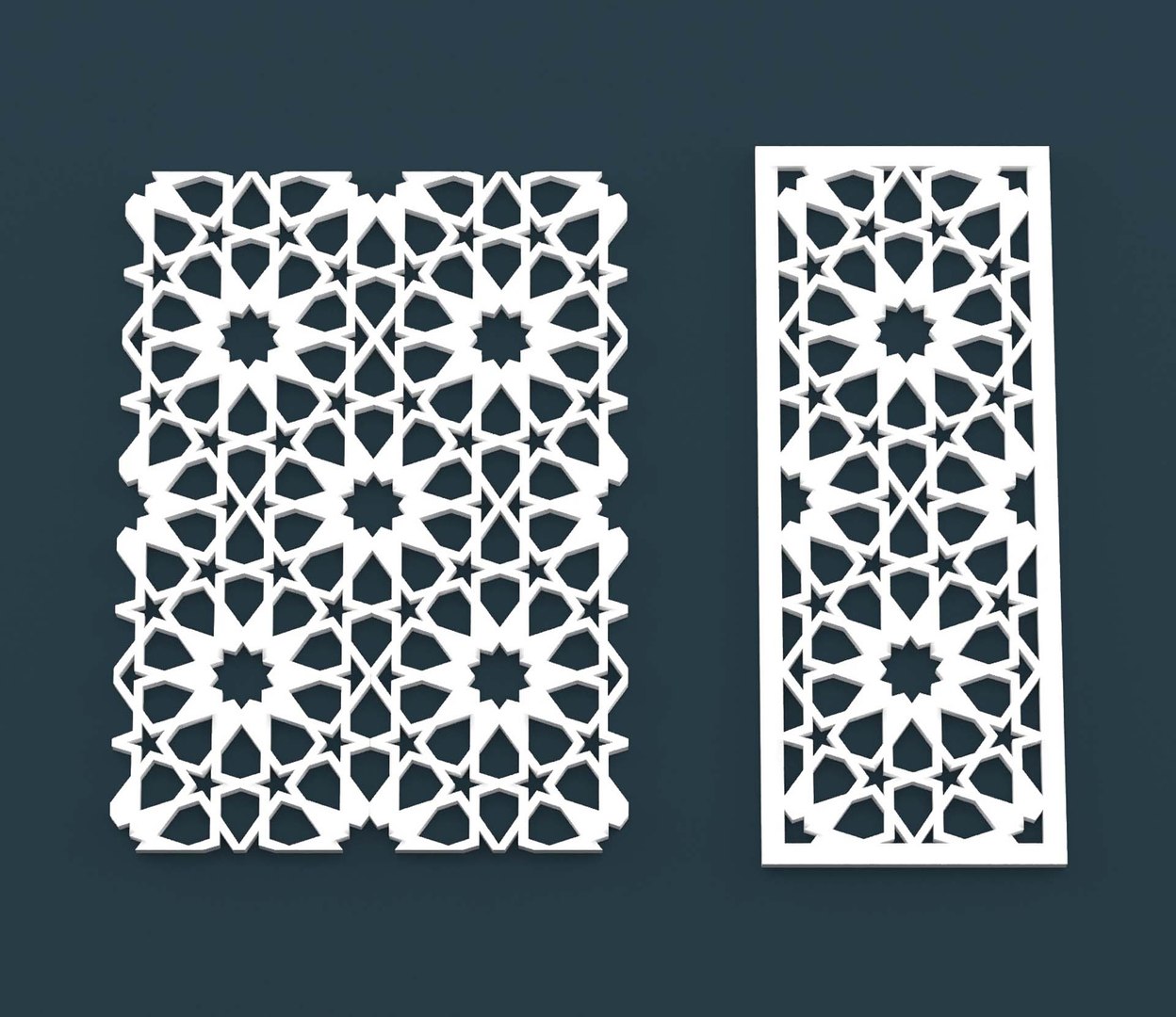 3D Model Ornament Arabic Cnc - TurboSquid 1686527