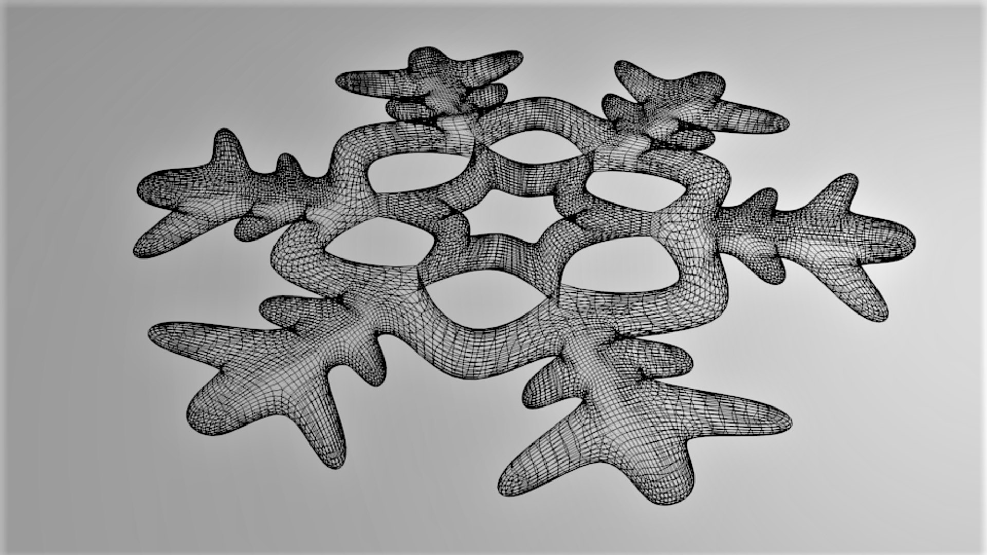 Snowflake 7 3D model - TurboSquid 1571621