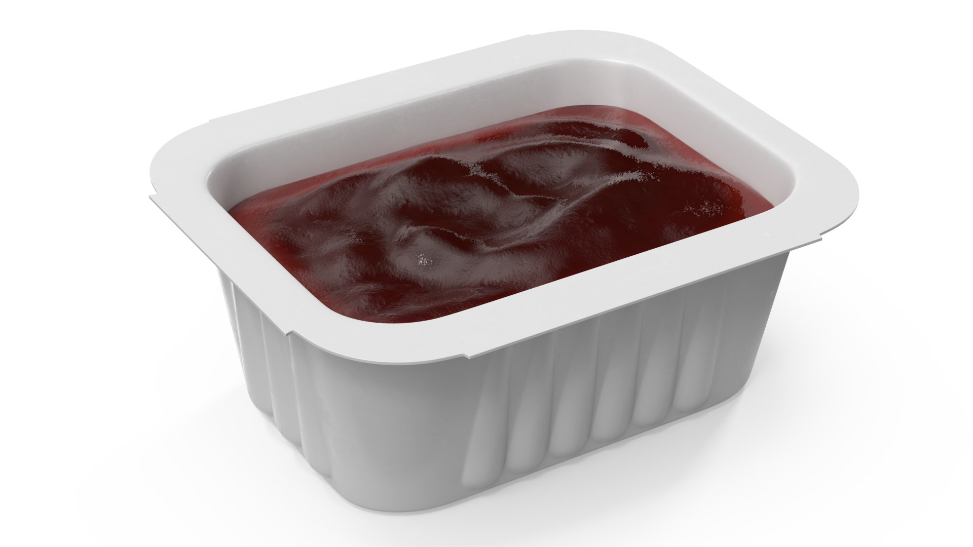 Heinz Barbecue Sauce Single Serve Pot 3D model - TurboSquid 2105083