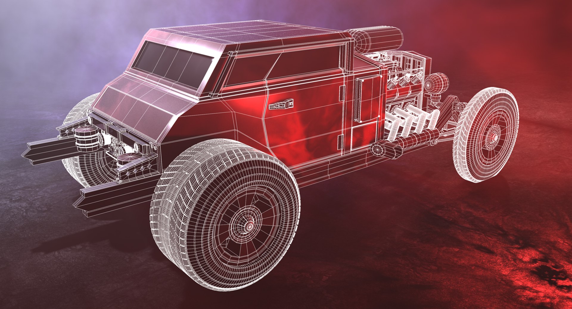 3D Concepts Unique Hot Rod Model - TurboSquid 1418614