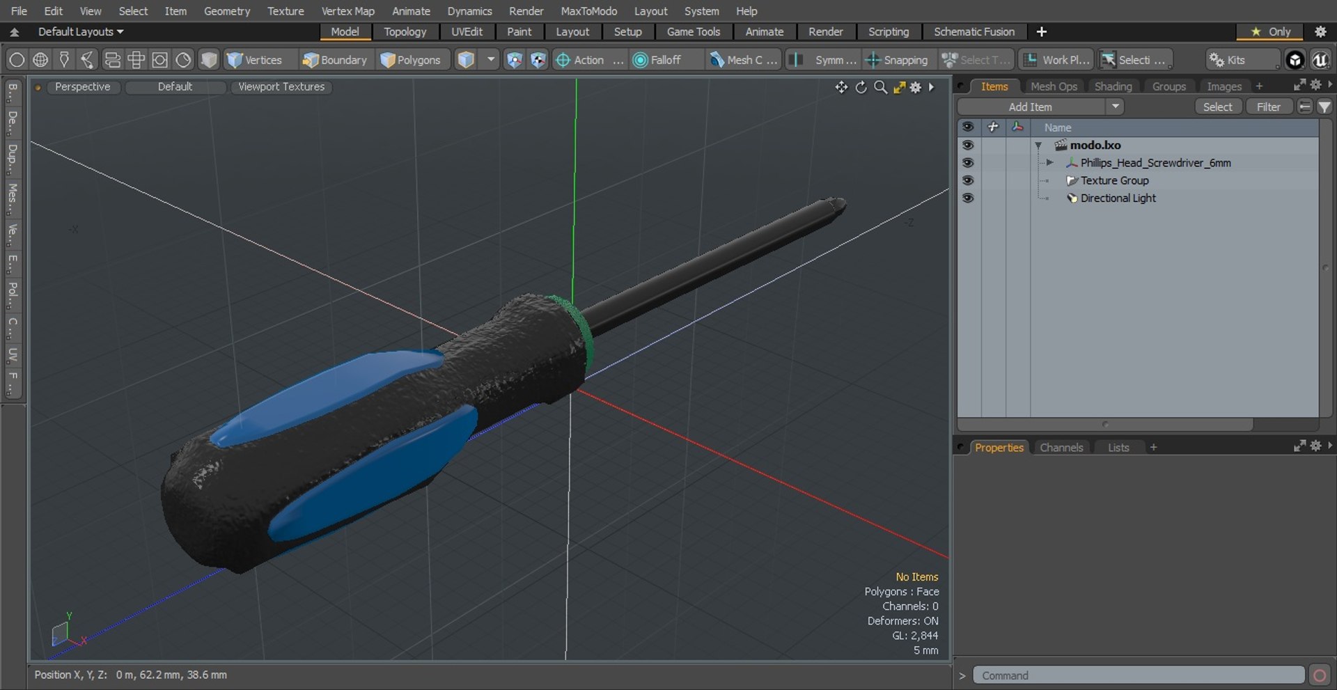 3D Phillips Head Screwdriver 6mm Model - TurboSquid 2030668