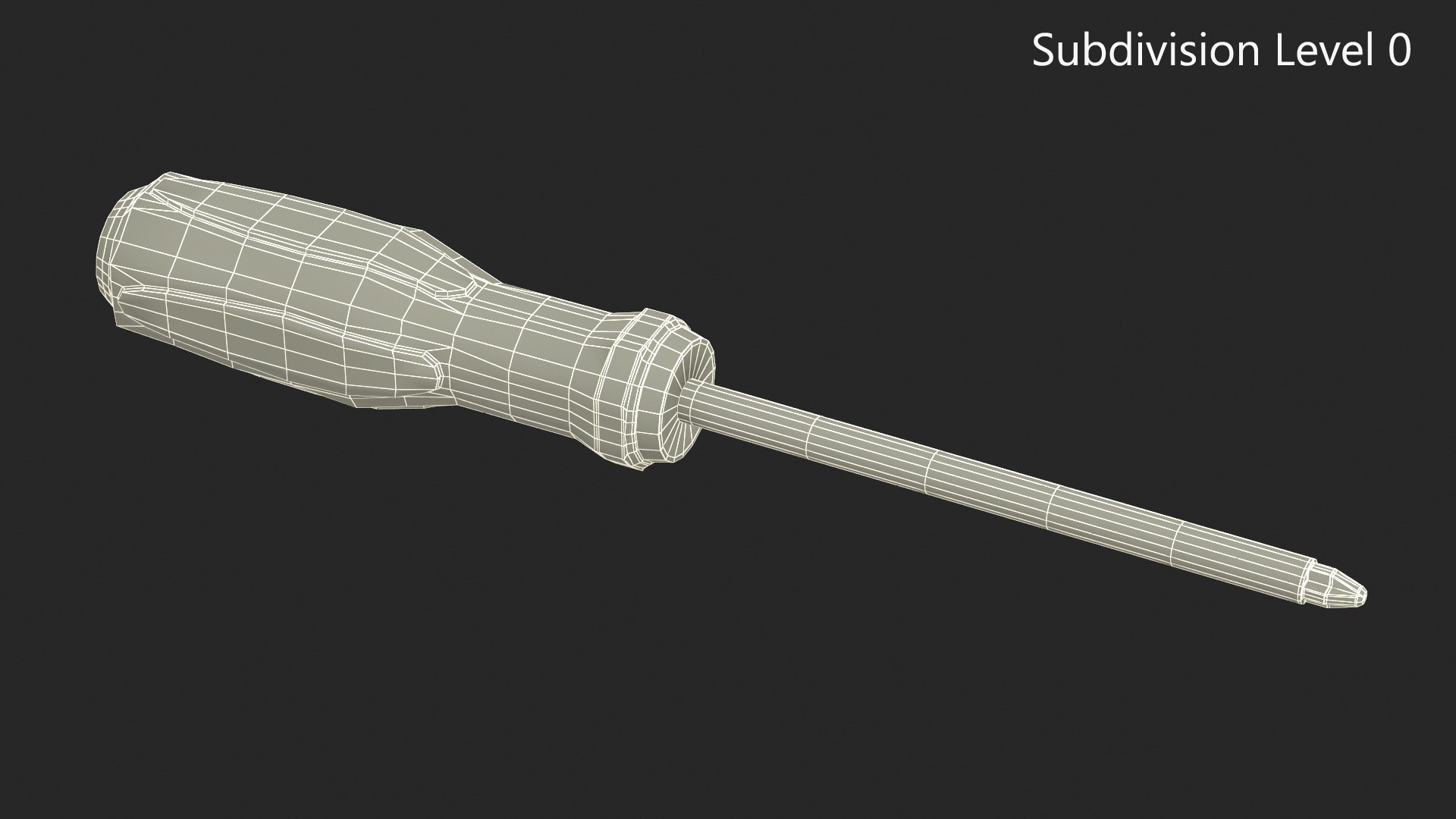3D Phillips Head Screwdriver 6mm Model - TurboSquid 2030668