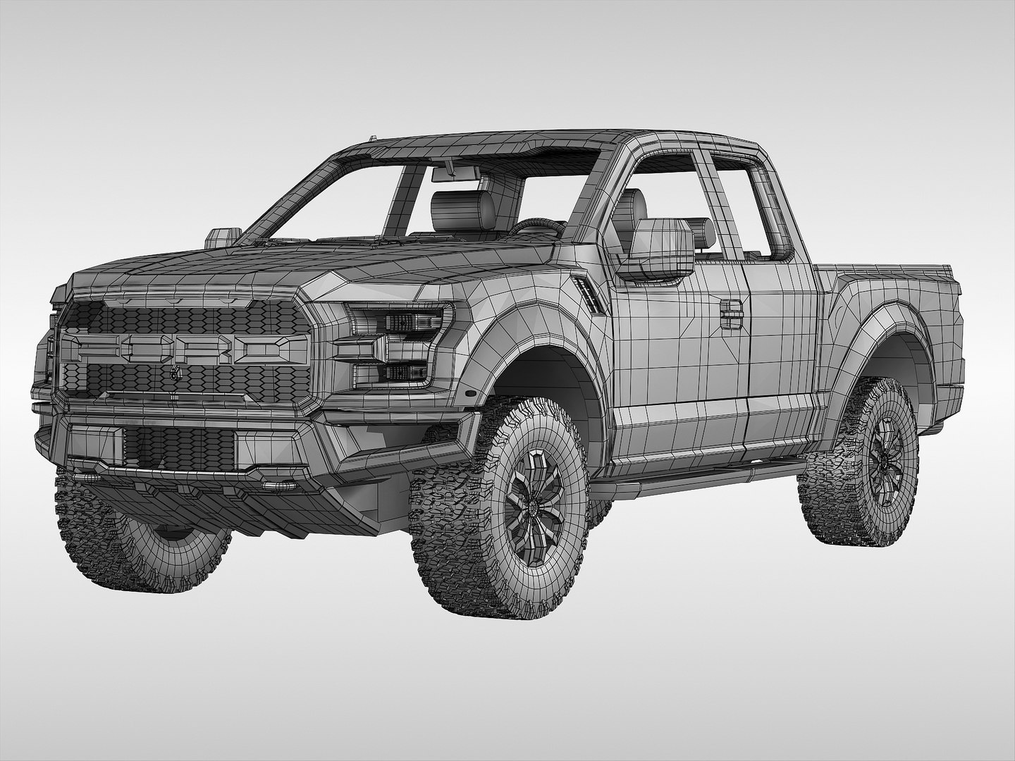 3d model f150 raptor 2017