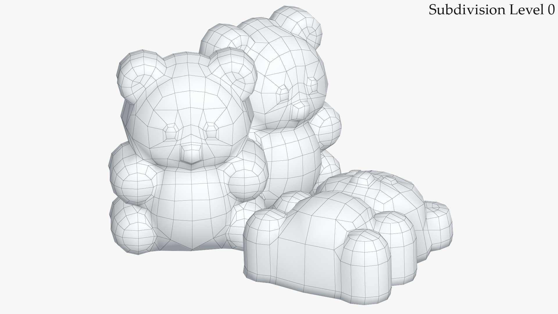 3D Gummy Bears 2 Model - TurboSquid 1713679