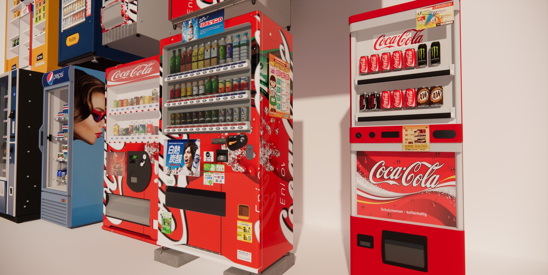3D Vending Machines Collection-A5 - TurboSquid 2096599