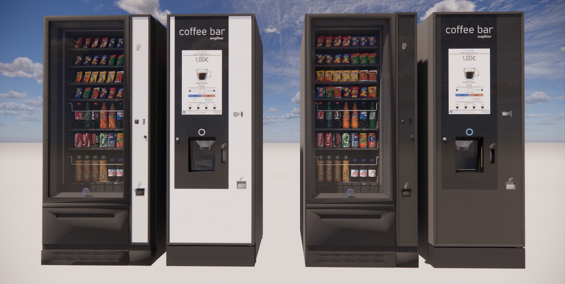 3D Vending Machines Collection-A5 - TurboSquid 2096599