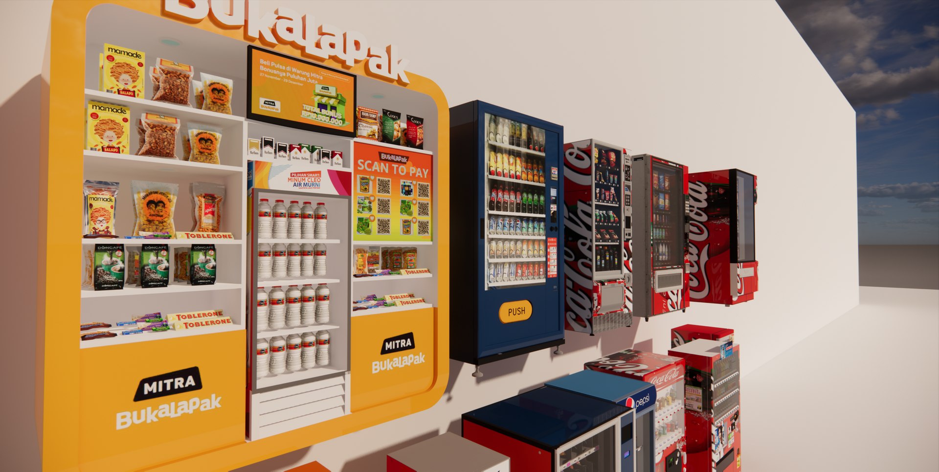 3D Vending Machines Collection-A5 - TurboSquid 2096599