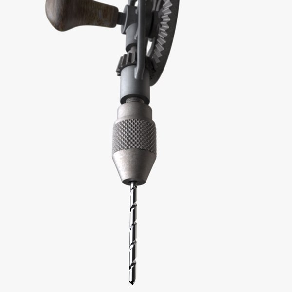 3d photoreal hand drill tools