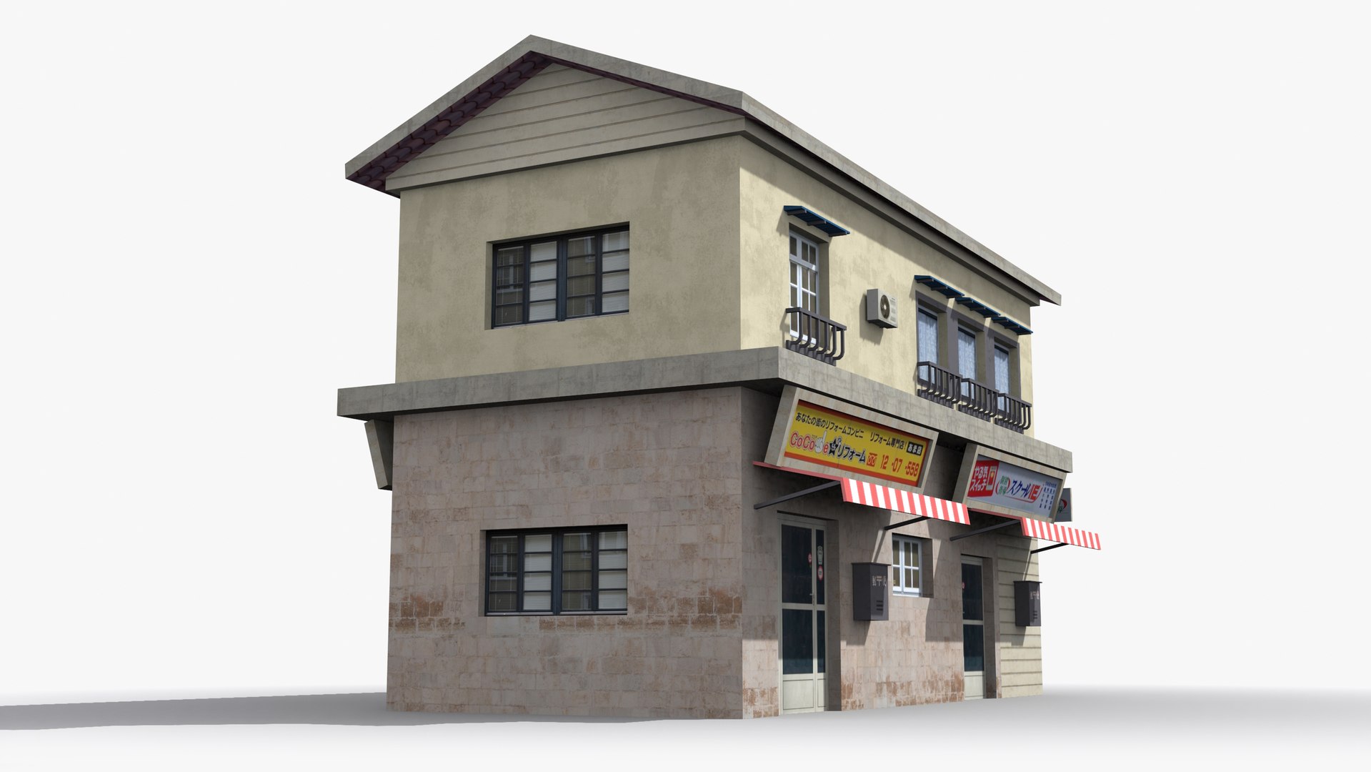 Japanese House X3 3D Model - TurboSquid 2367132