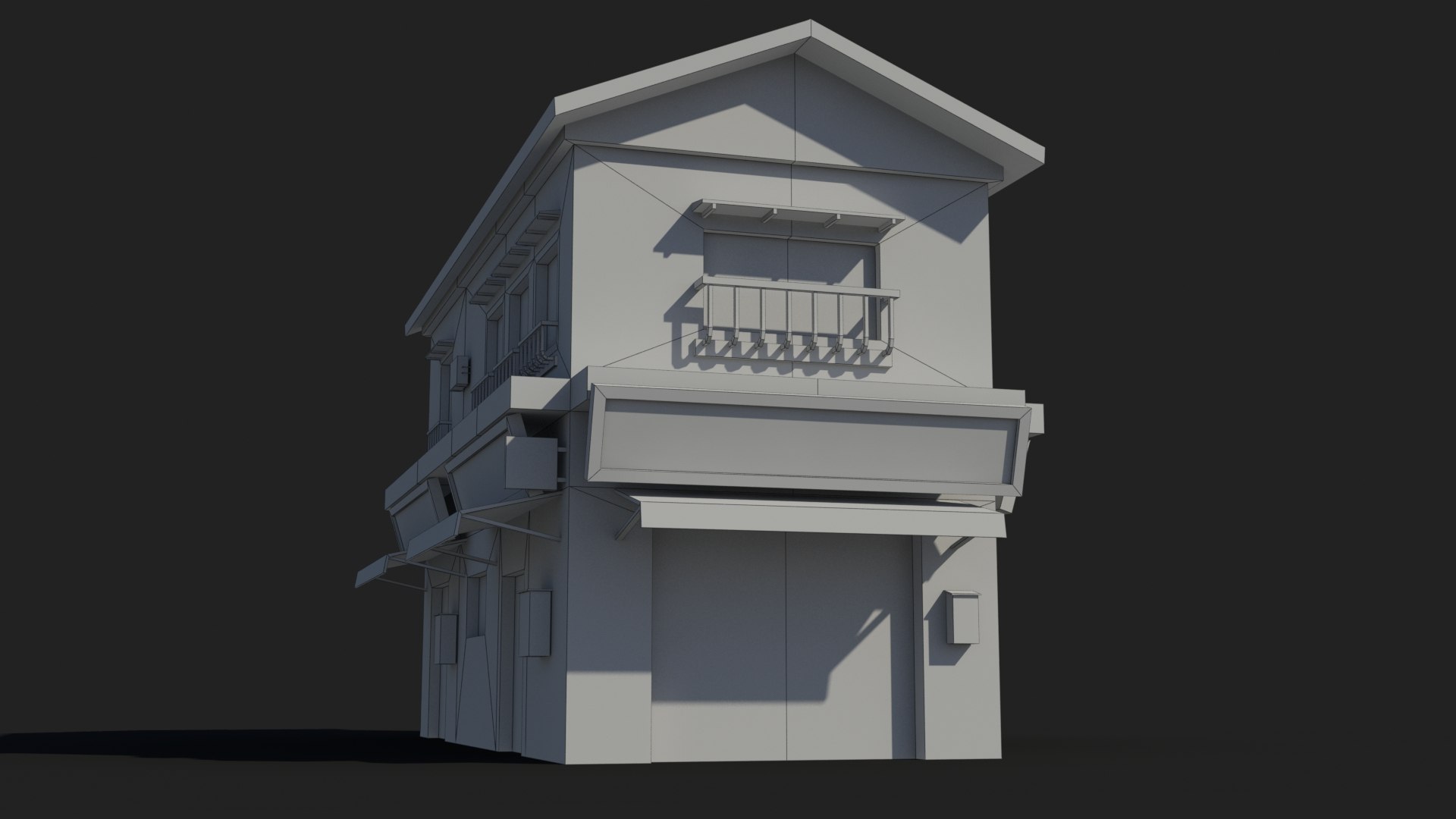 Japanese House X3 3D Model - TurboSquid 2367132