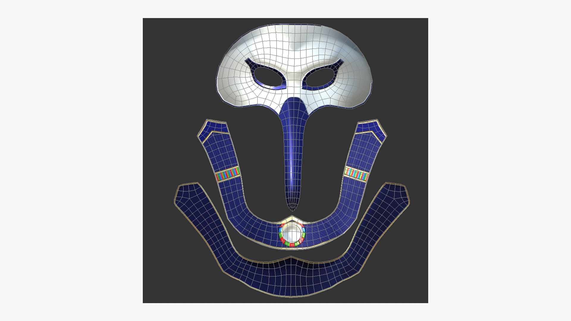 3D Model Thoth Mask A03 - Egyptian Gods Character Clothing - TurboSquid ...