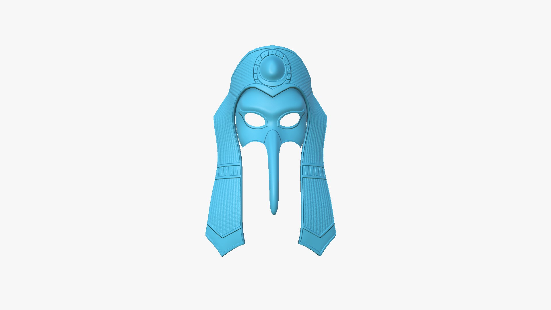 3D Model Thoth Mask A03 - Egyptian Gods Character Clothing - TurboSquid ...