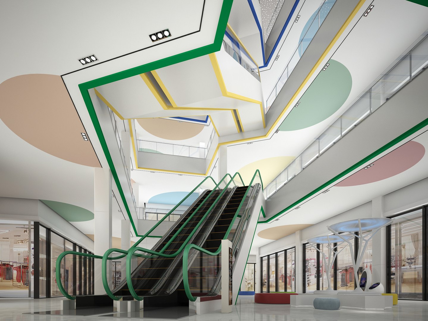 Shopping Mall 12 3D Model - TurboSquid 1936635