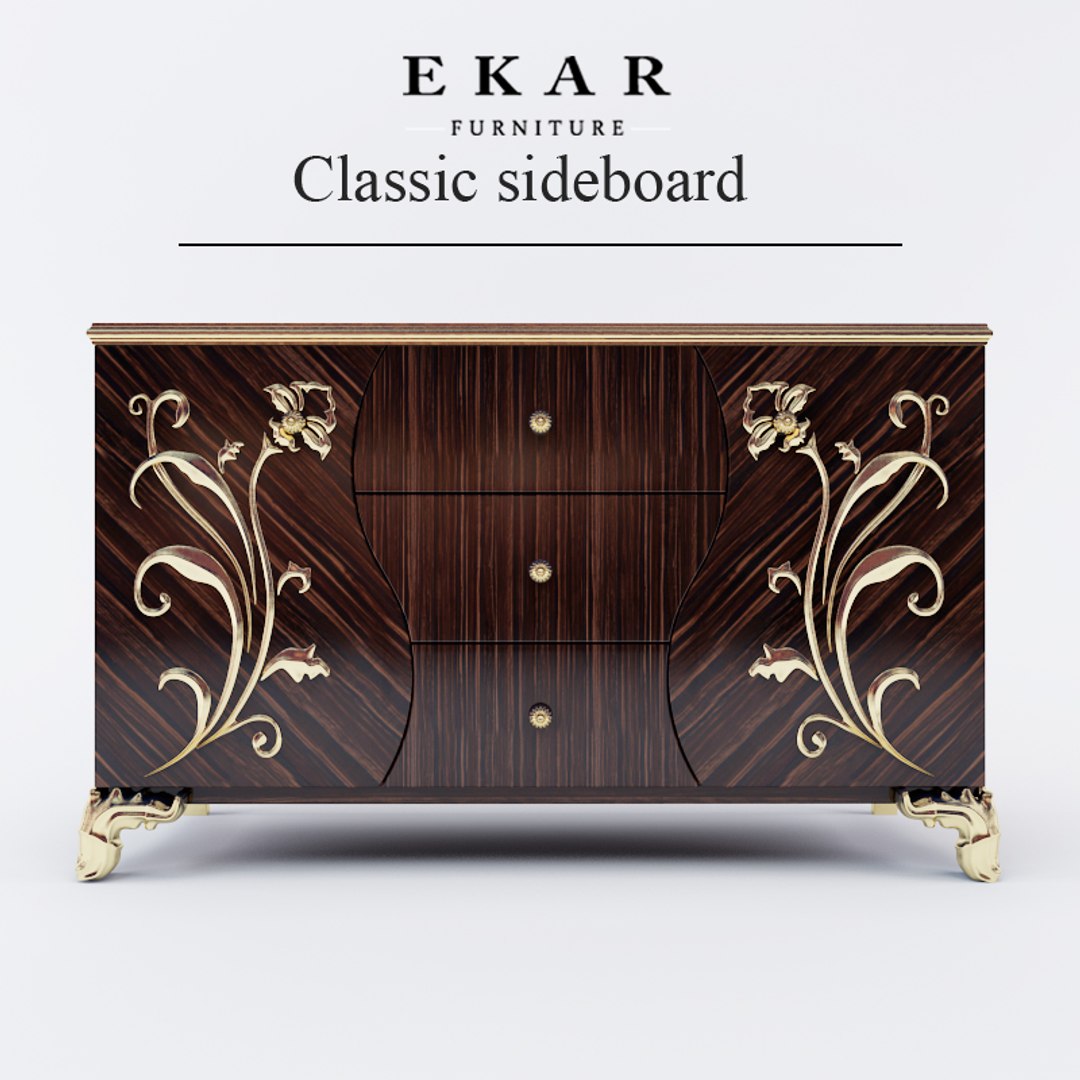 ekar classic sideboard 3d max