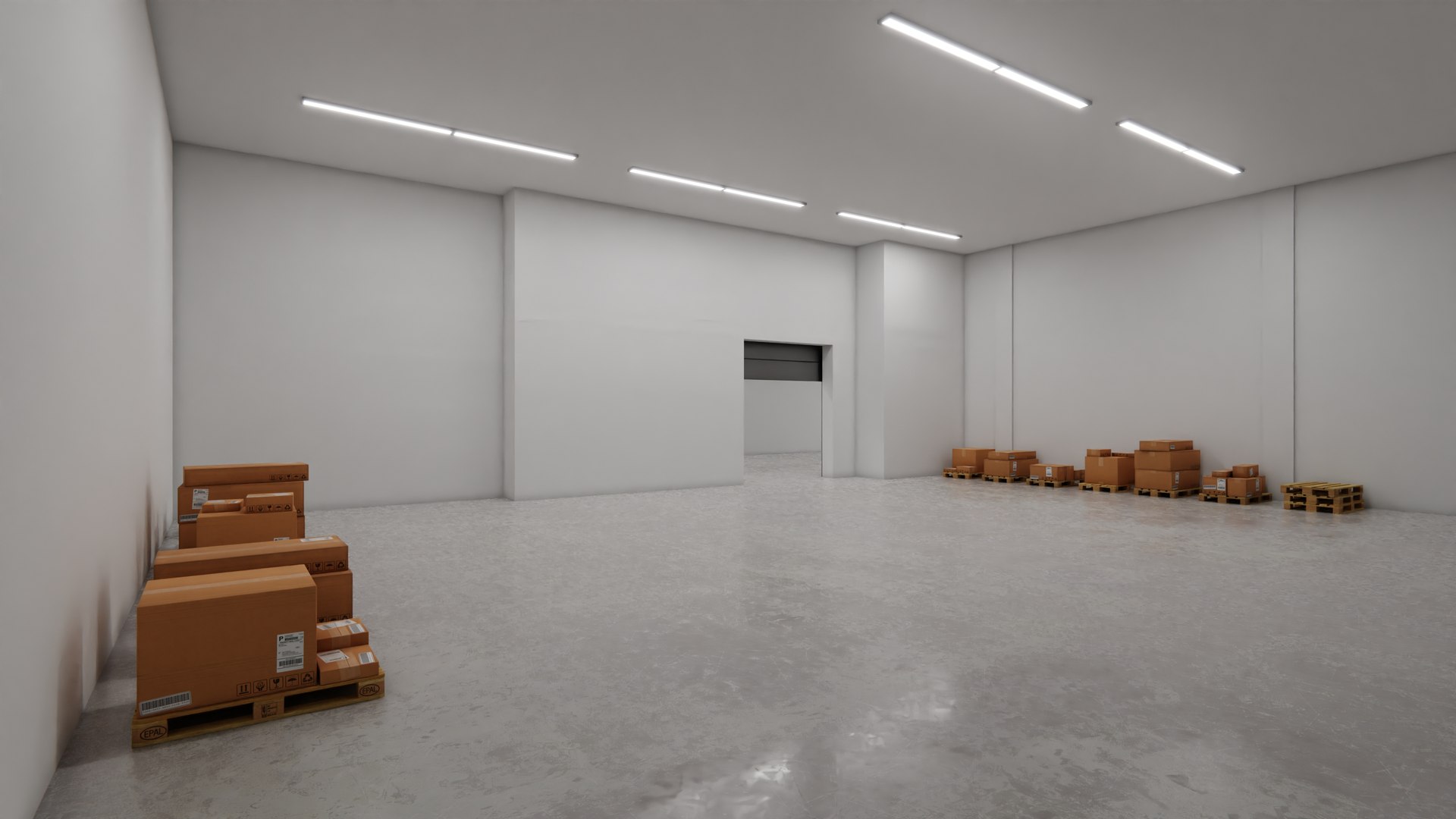 3D Industrial Warehouse Interior 2b Model - TurboSquid 1718290