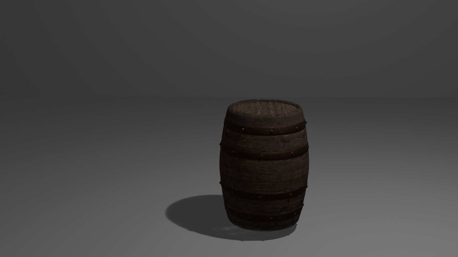 Wooden Barrel Model - TurboSquid 2294589