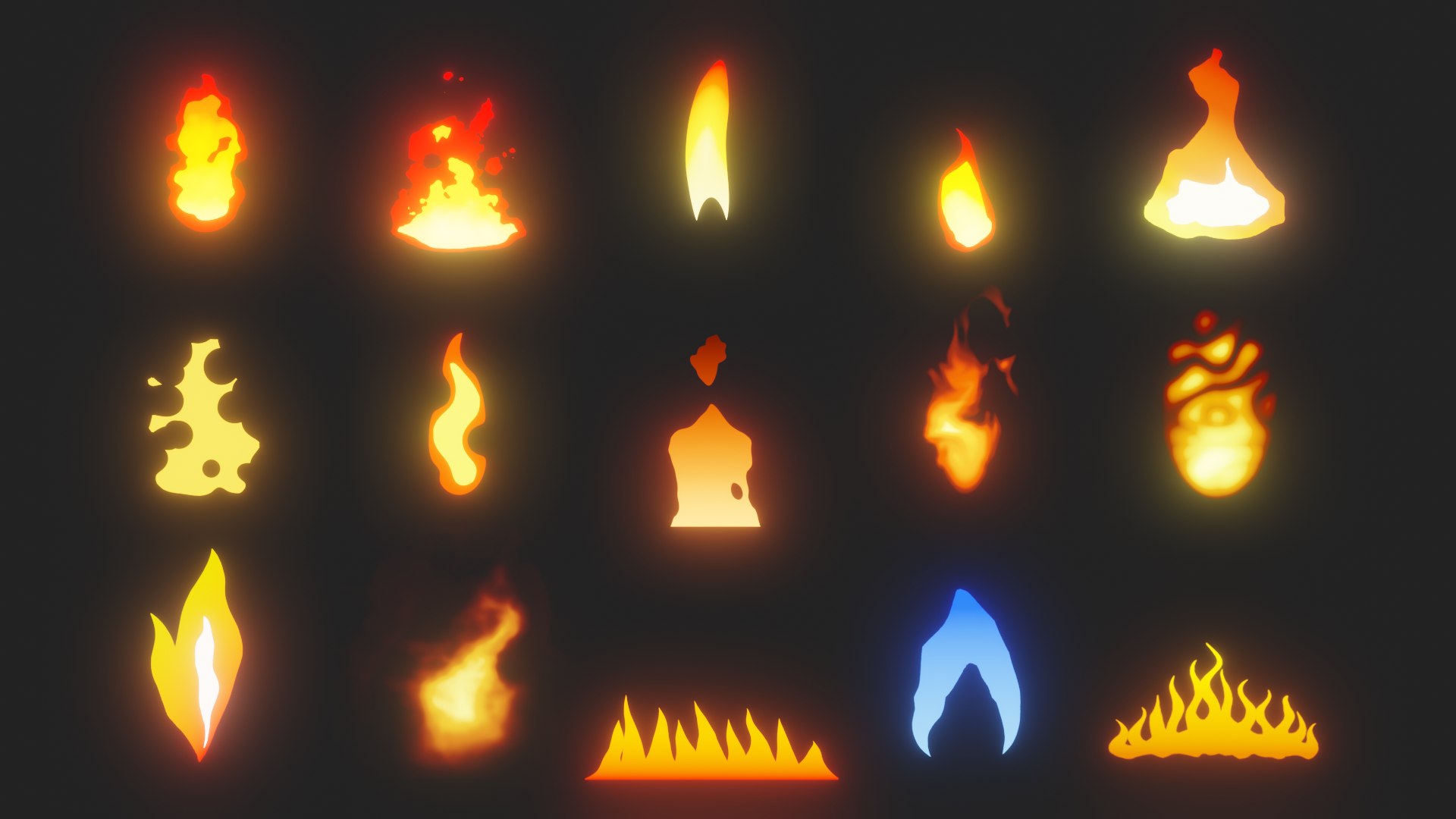 2d Fire Shader Tools Blender 3D Model - TurboSquid 2291007