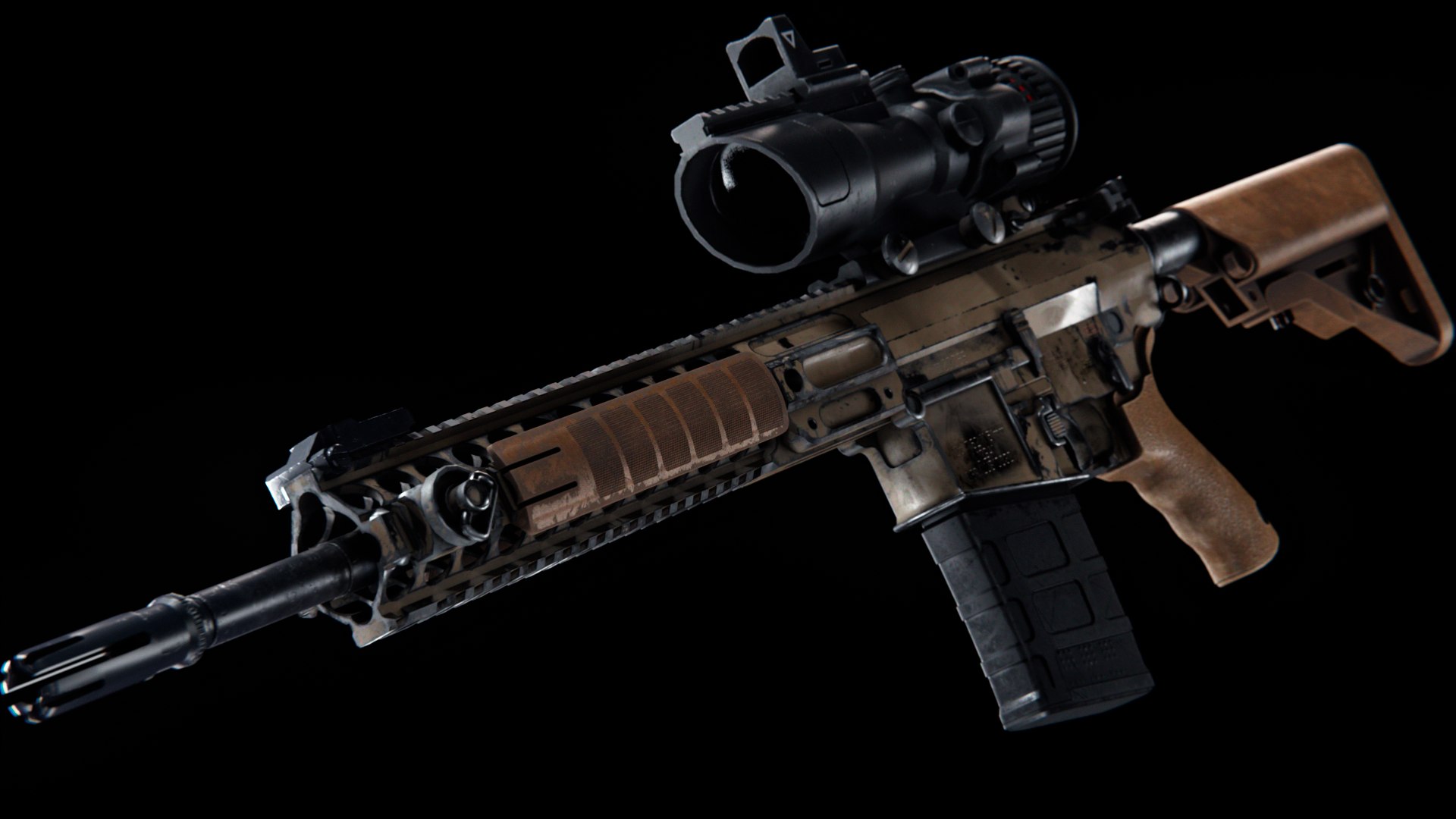 3D L129A1 Assault Rifle - TurboSquid 2206257